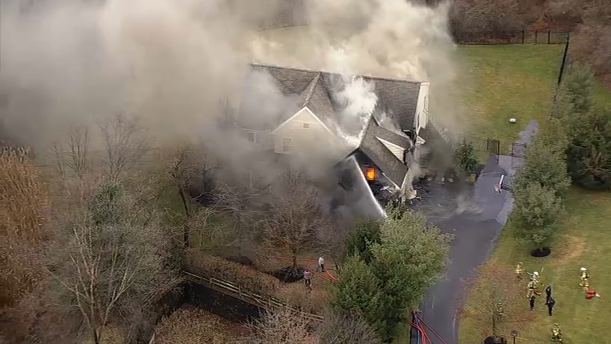 Smoke, Flames Seen Coming From Suburban House – NBC10 Philadelphia