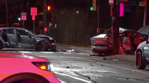 Car Wraps Around Pole in Deadly Northeast Philadelphia Crash – NBC10 ...