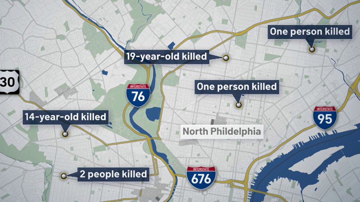 Teen Among at Least 6 People Killed in Several Shootings in Philly Over ...