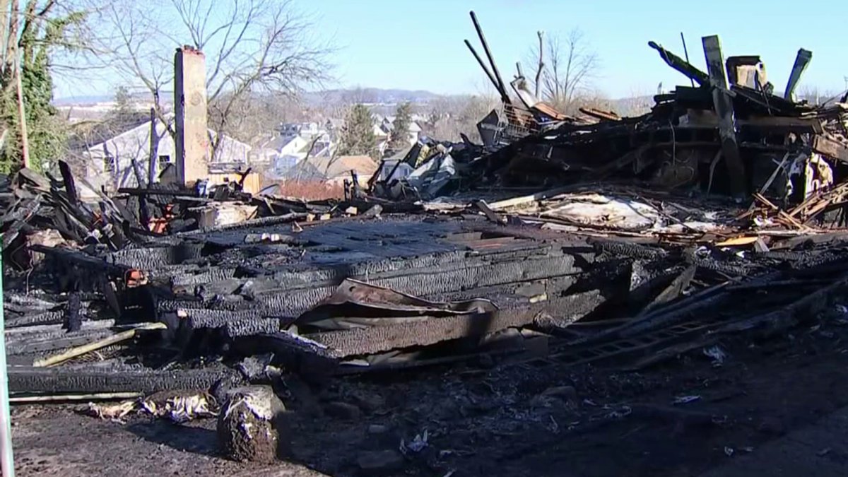 Pottstown Houses Near Site of Deadly Explosion Last Year Burn to the ...