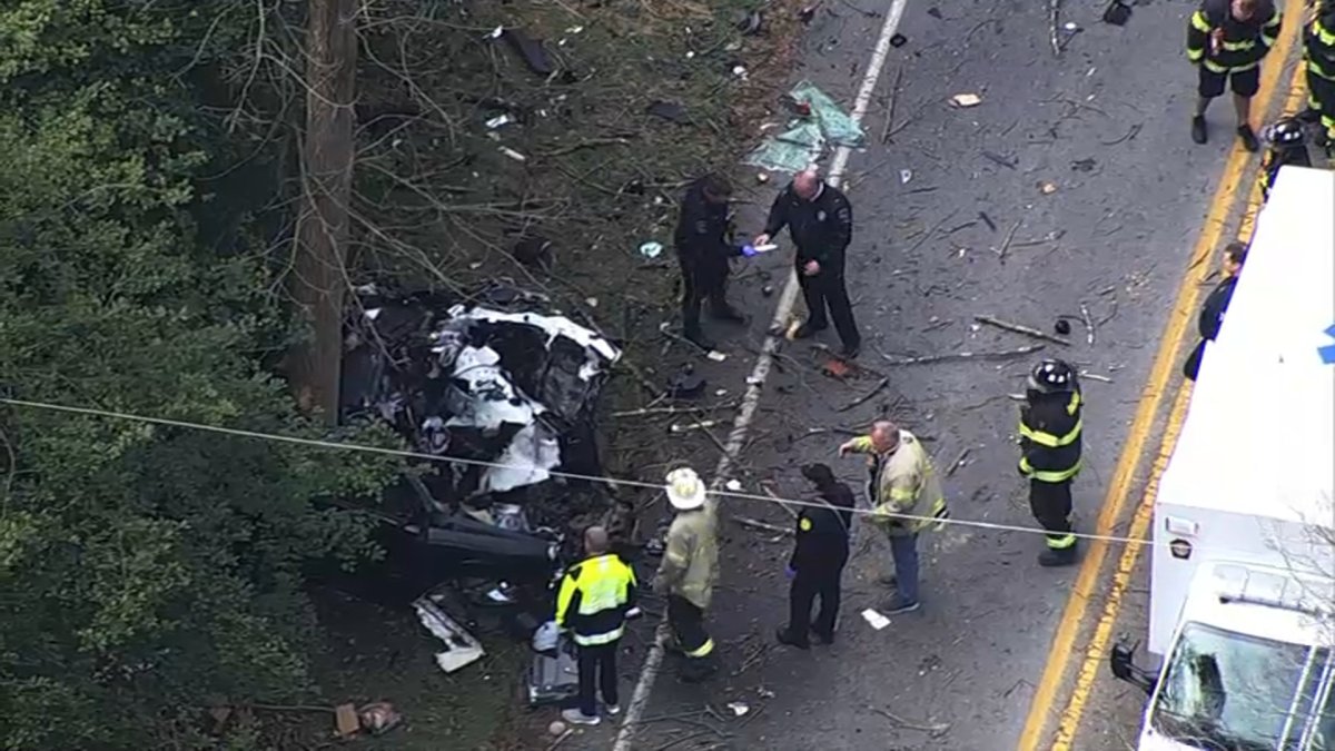 Car Ripped Apart Against a Tree in Crash on Main Line – NBC10 Philadelphia