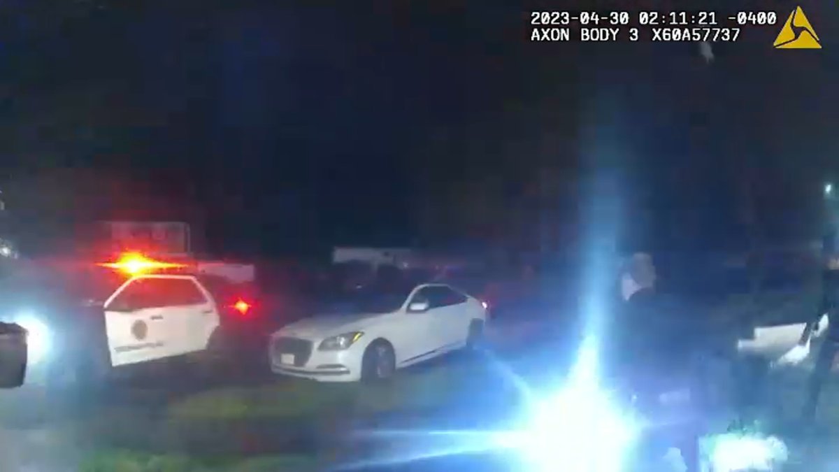 Video Body Cam Shows Nj Driver Intentionally Crashing Into Police Cars