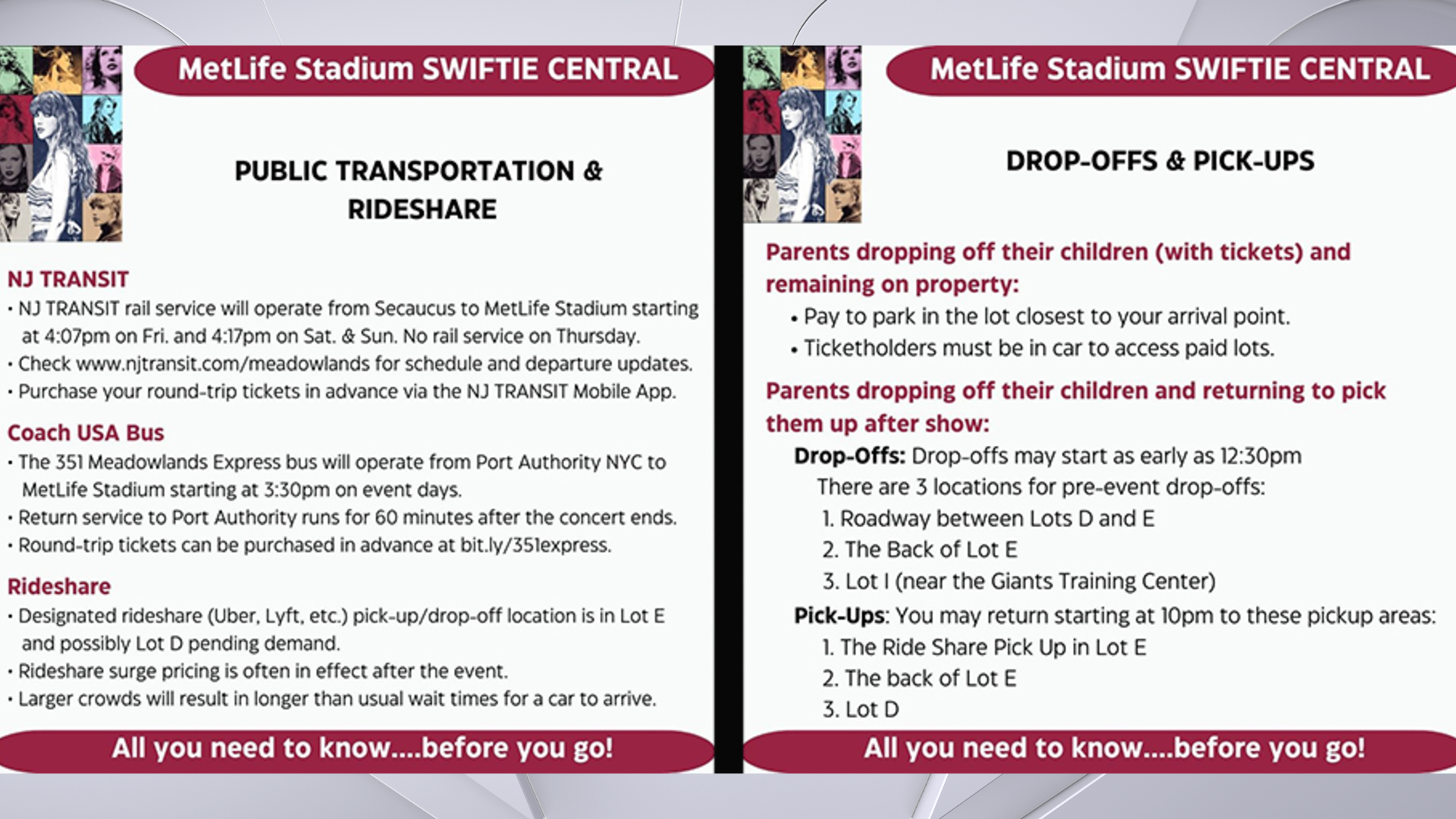 Taylor Swift at MetLife Stadium: What to Know Before You Go – NBC10 ...