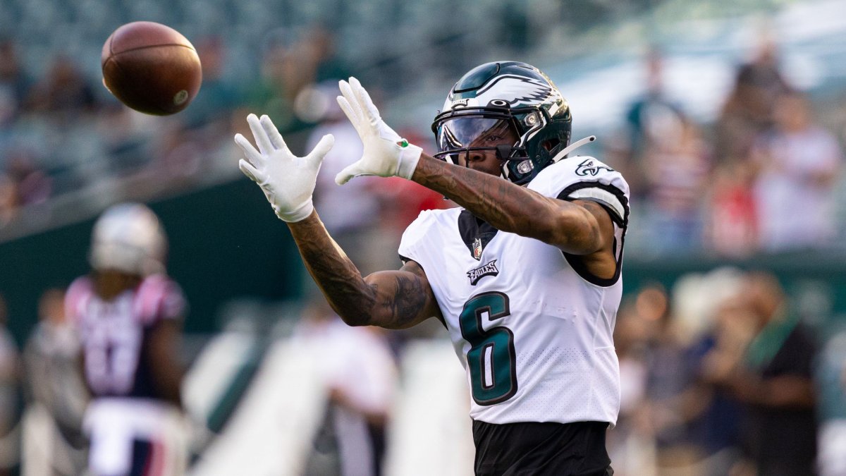 Eagles injury report: DeVonta Smith, Darius Slay miss practice to start ...