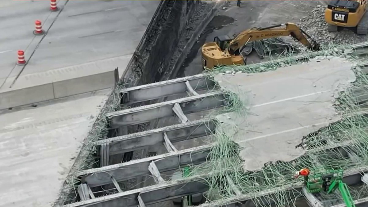 I-95 collapse site to be filled with backfill before lanes can be paved ...