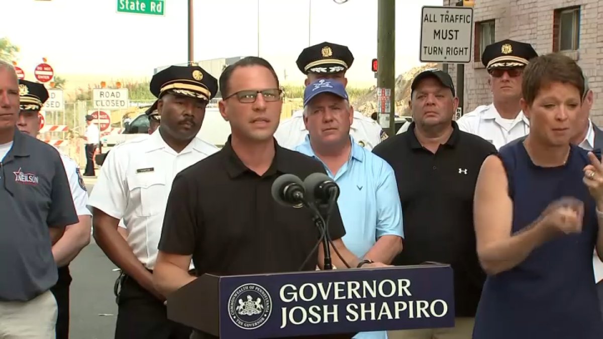 Gov. Shapiro to issue disaster declaration for I-95 repairs following ...