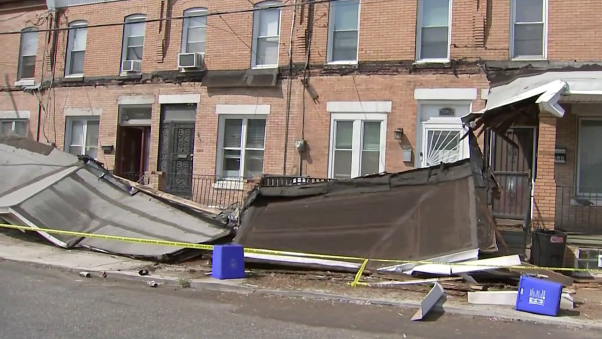 Porch roofs collapse in North Philadelphia – NBC10 Philadelphia