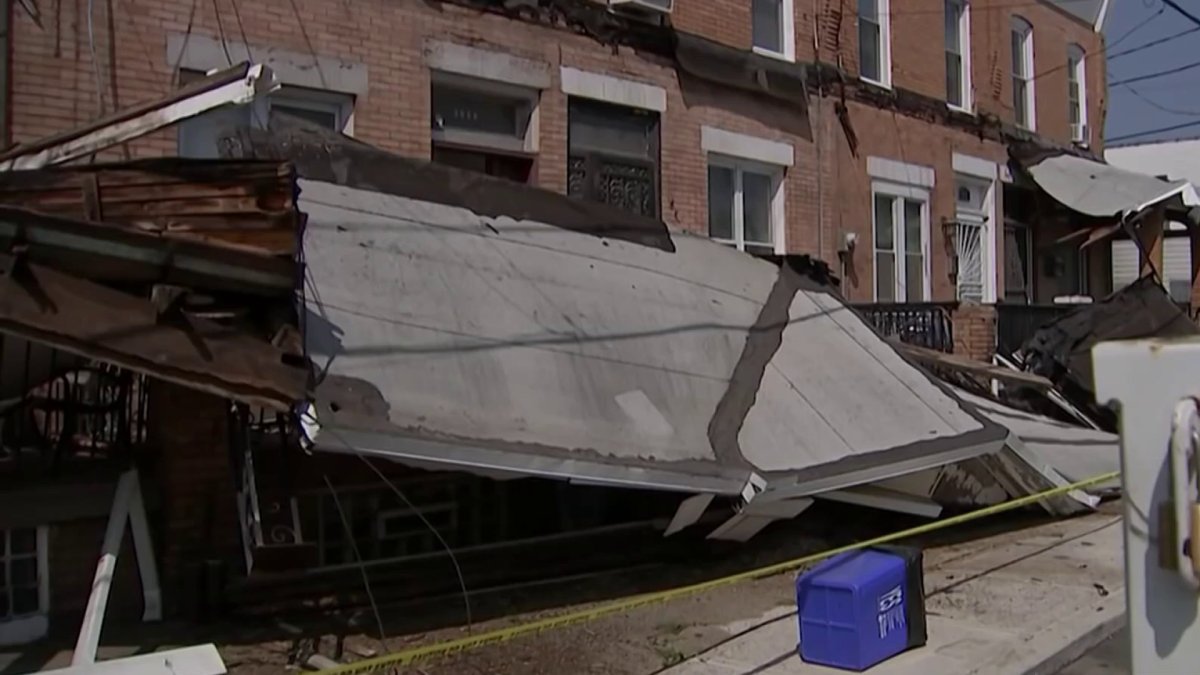 Six porch fronts collapse from homes in Nicetown – NBC10 Philadelphia