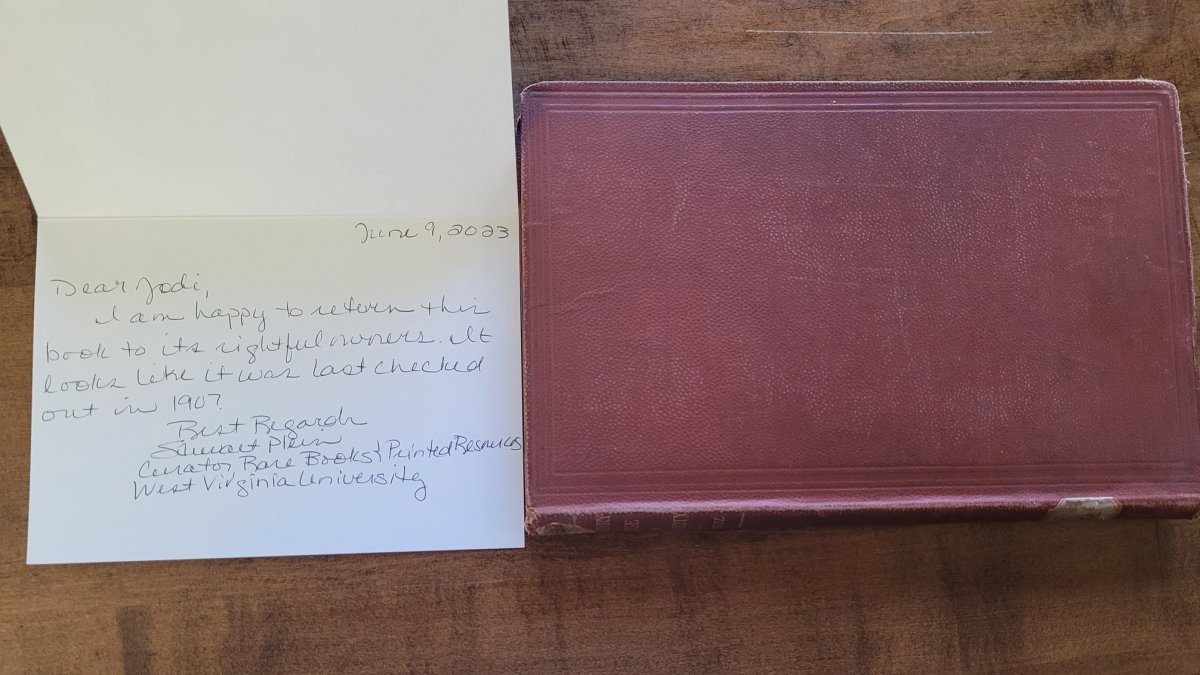 New Bedford Library’s overdue book returned over 100 years late – NBC10 ...