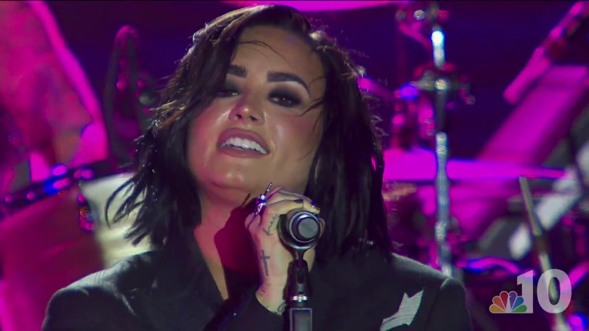 WATCH: Demi Lovato performs her hit song “Sorry Not Sorry” – NBC10 ...