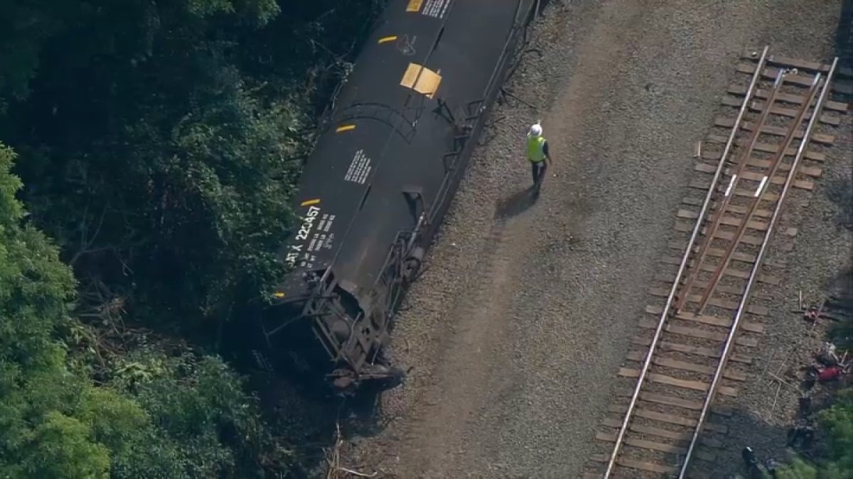 2 days after freight train derails in PA railway could reopen – NBC10 ...
