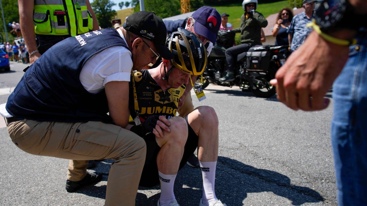 Tour de France cyclists ask fans to behave better after another pileup ...