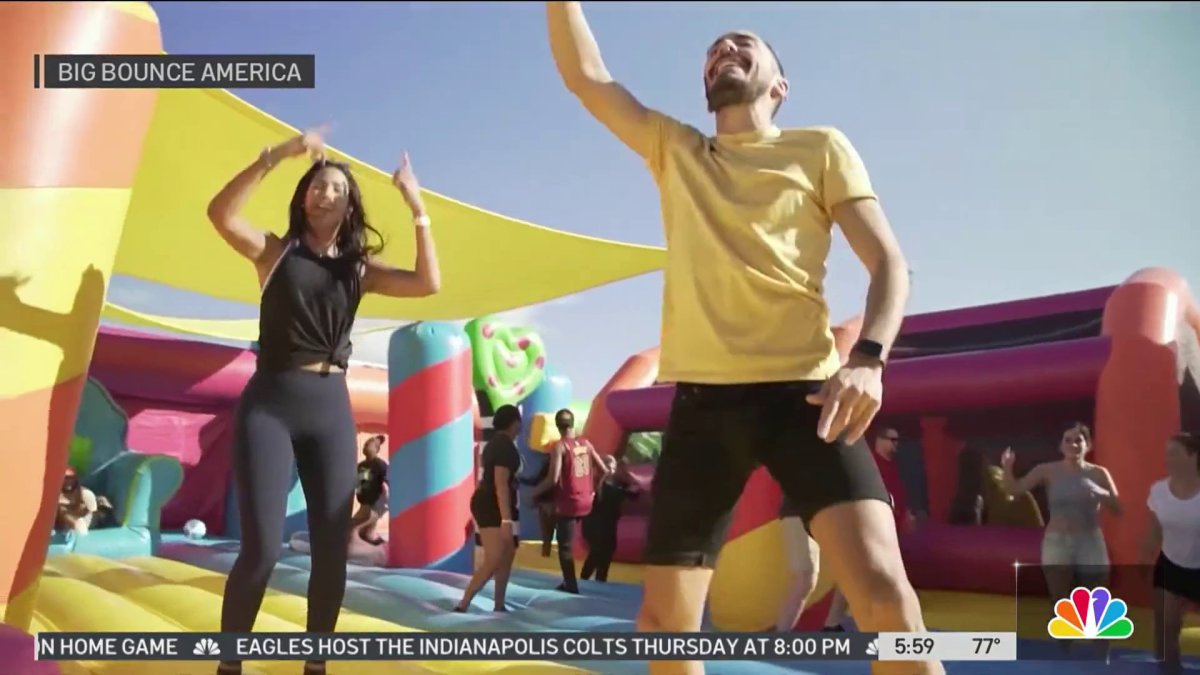 Jump around: Giant bounce house comes to South Philly – NBC10 Philadelphia