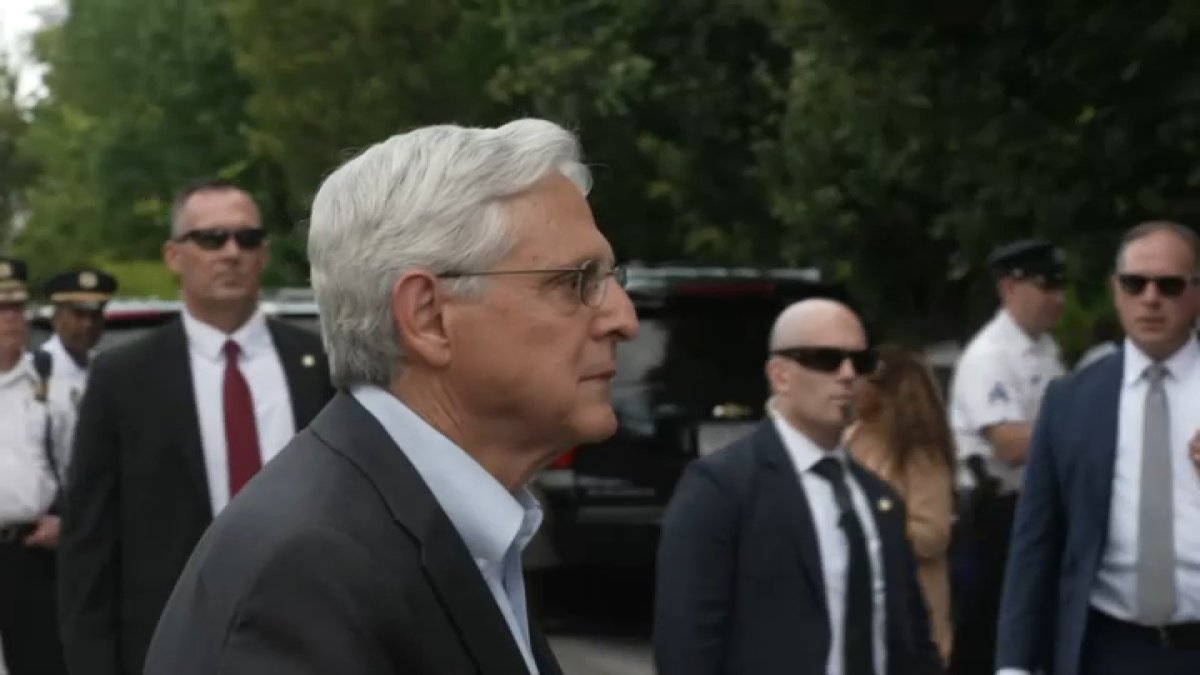 AG Merrick Garland speaks on Donald Trump indictment while visiting ...