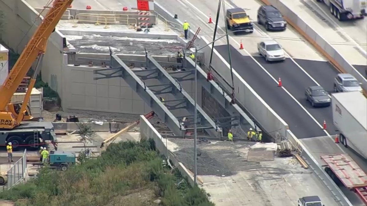 New beams to be installed at site of I-95 collapse in Northeast Philadelphia – NBC10 Philadelphia