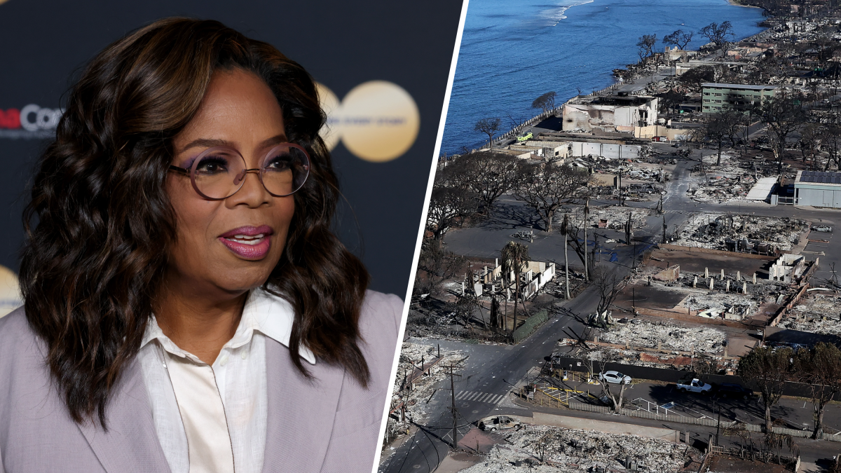 Oprah helps out at Maui shelter for fire evacuees – NBC10 Philadelphia