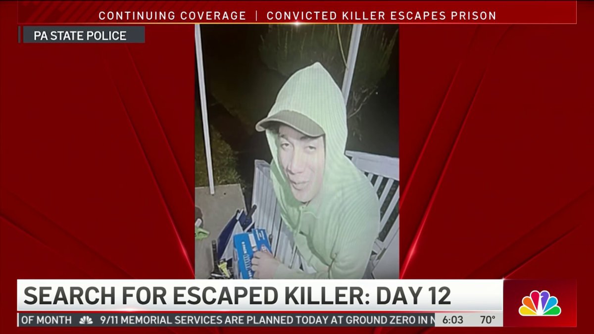 Manhunt for escaped killer enters 12th day – NBC10 Philadelphia