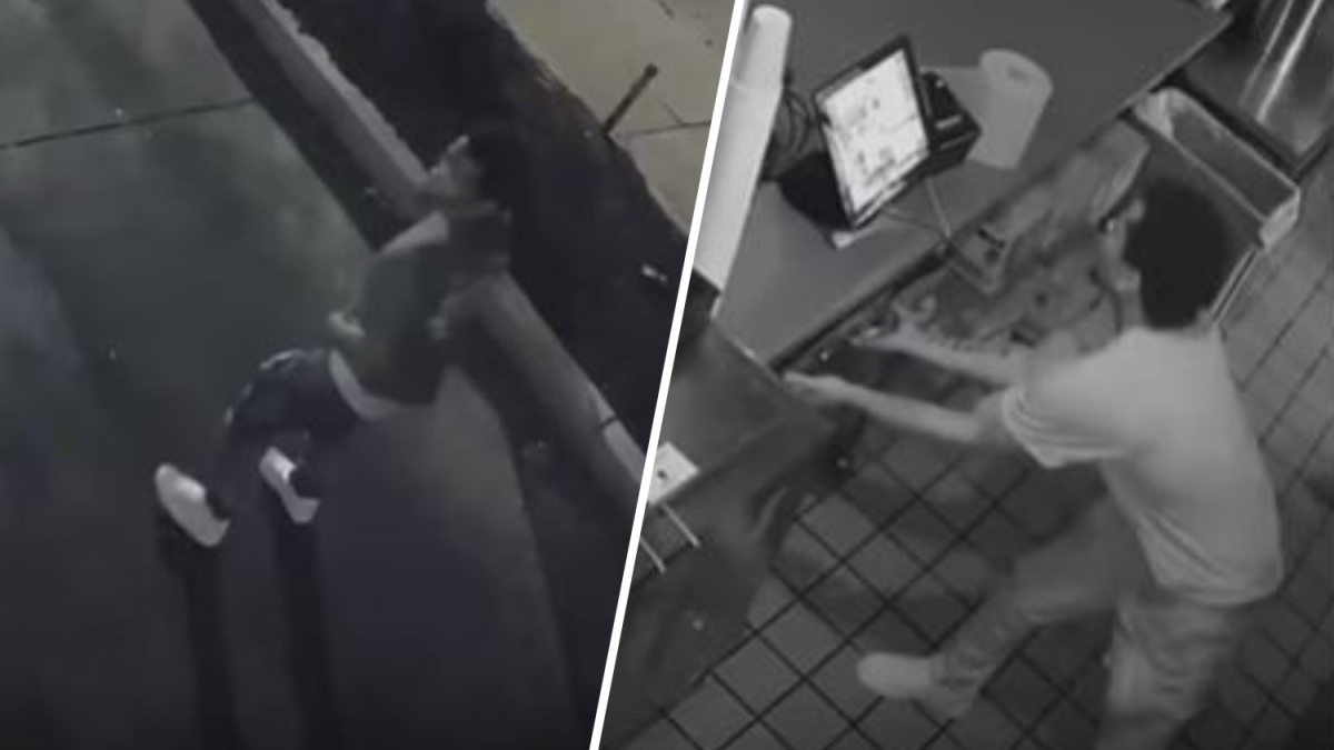 Thief uses rock to break into Philly Burger King, video shows – NBC10 ...