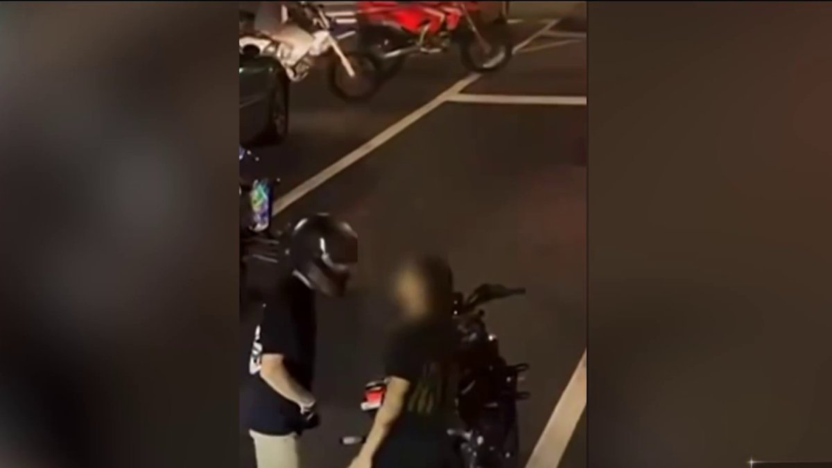 Alleged biker seen in a viral video attacking a woman in Center City ...