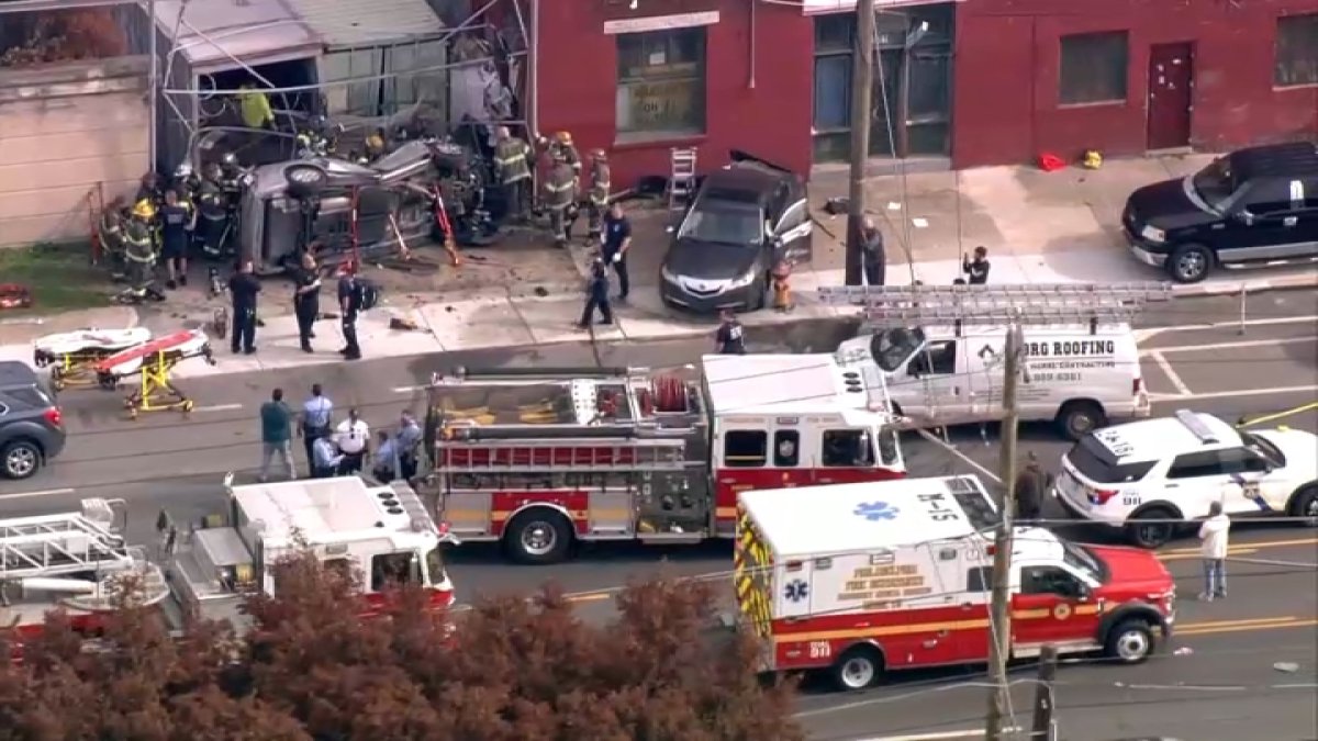 2 dead, minivan flips on side in crash in Philly’s Kensington – NBC10 ...