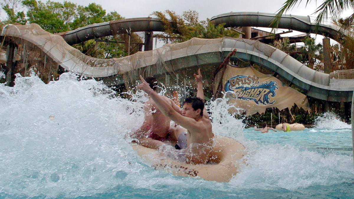 Couple sues Disney World over water slide that caused severe wedgie ...