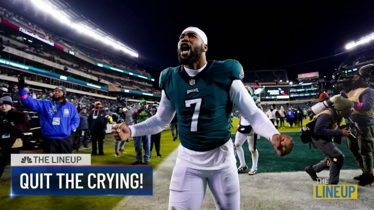 Eagles star tells 49ers to stop whining: The Lineup – NBC10 Philadelphia