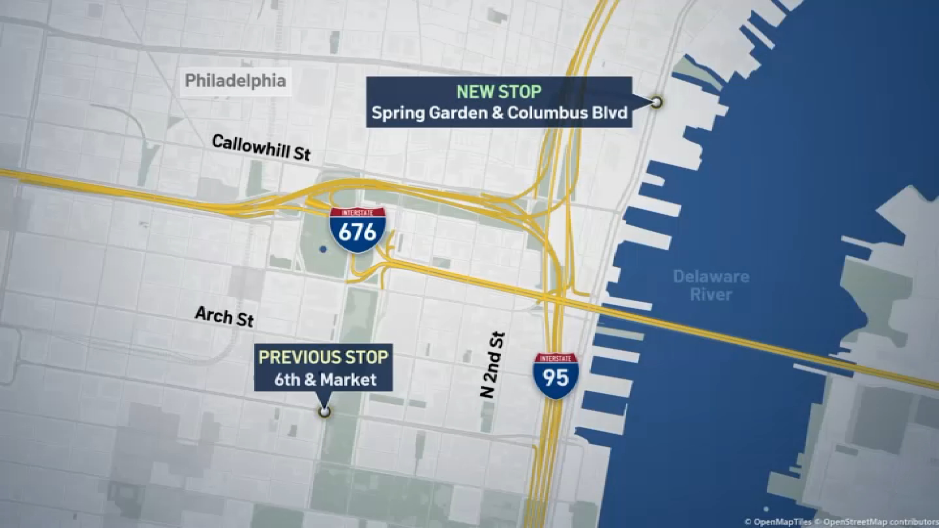 Where you catch a Megabus, FlixBus, Greyhound, Peter Pan bus in Philly ...