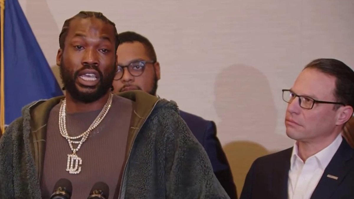 Rapper Meek Mill joins Gov. Shapiro as Pa. passes probation reform bill ...