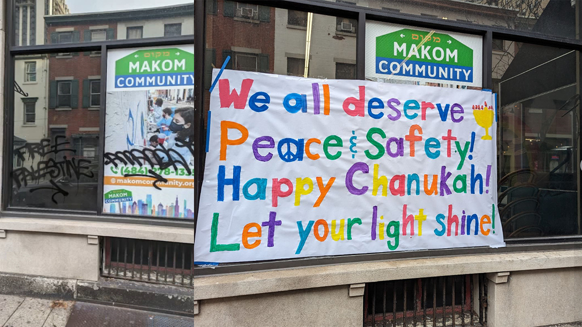 Vandalized Jewish after-school center uses it as lesson on peace ...