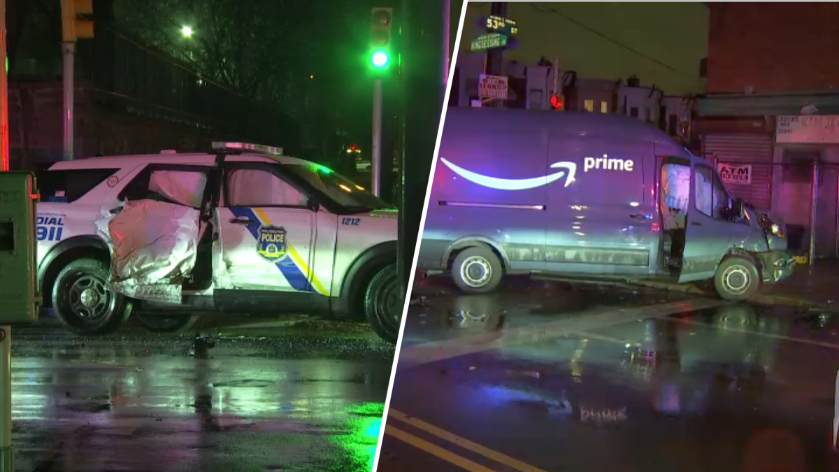 Police SUV, Amazon truck crash in Philly – NBC10 Philadelphia