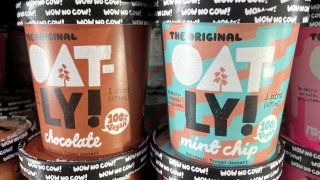 Oatly shares pop as oat milk maker brings dairy-free flavors to Carvel ...