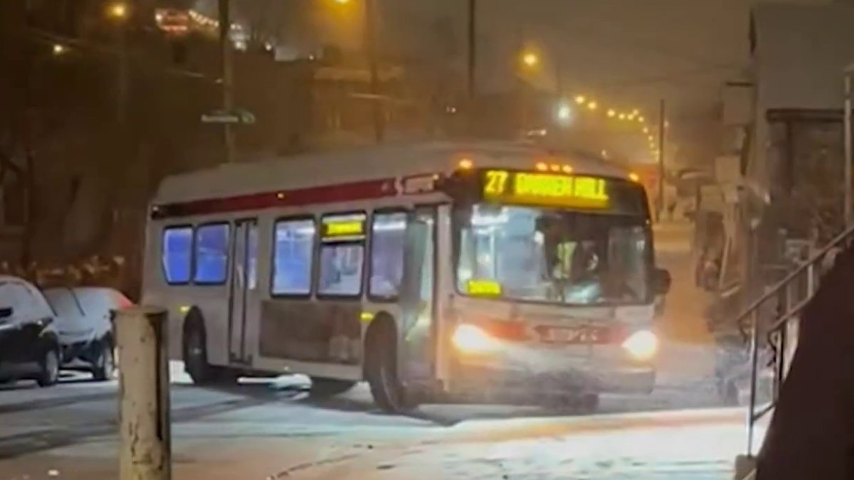 SEPTA bus loses control in snow, crashes into fire hydrant – NBC10 ...