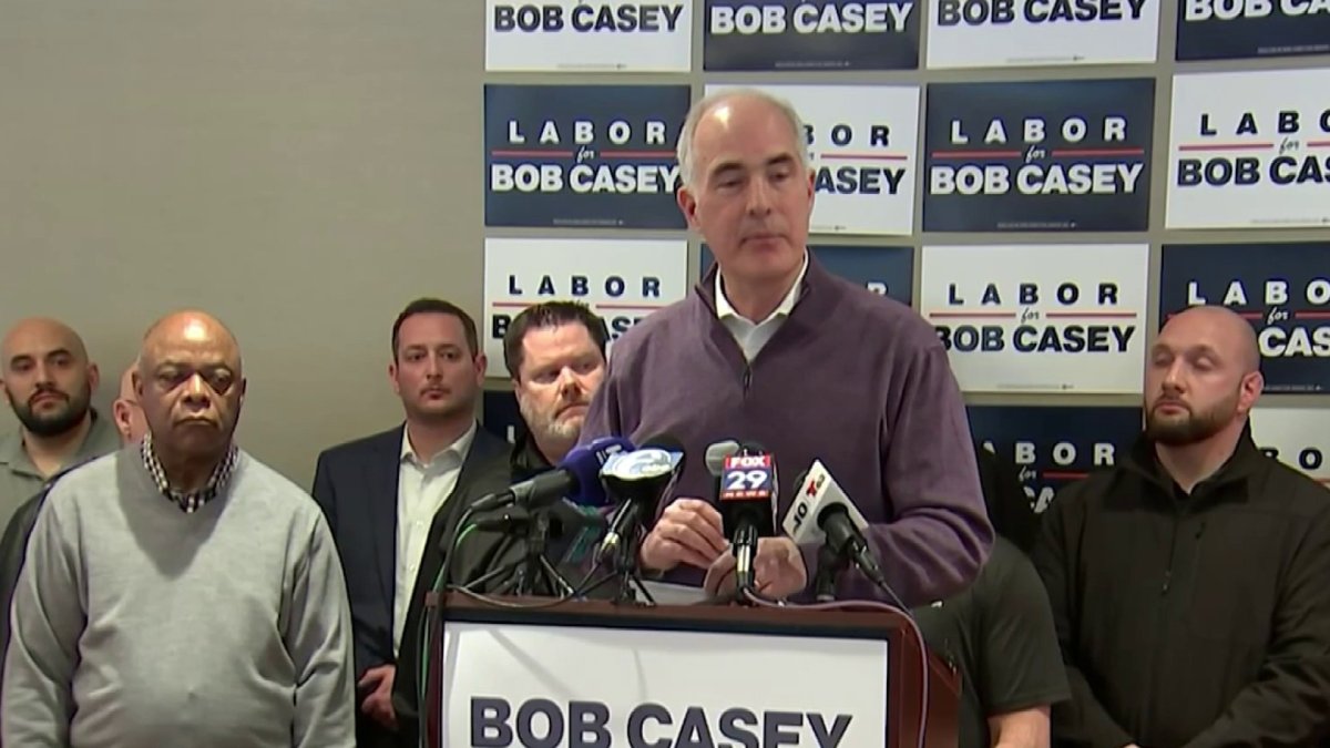 Senator Bob Casey gets a big endorsement by Philly Mayor Cherelle ...