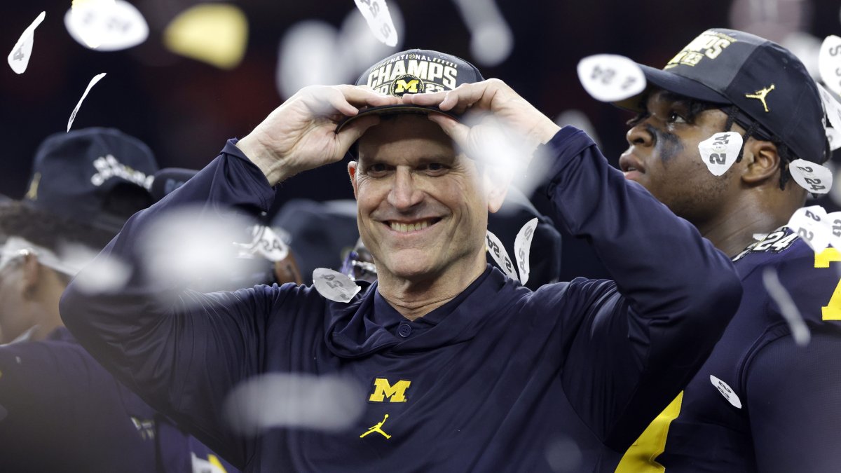 Michigan HC Jim Harbaugh say’s he’ll get ’15-0′ tattoo – NBC10 Philadelphia