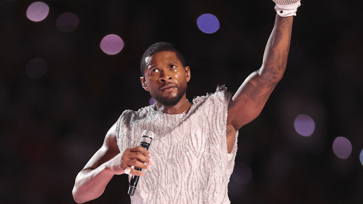 Usher joined by Alicia Keys, Ludacris, Lil’ Jon others at Super Bowl ...