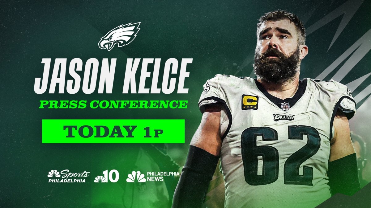 Watch Jason Kelce’s complete retirement press conference – NBC10 ...