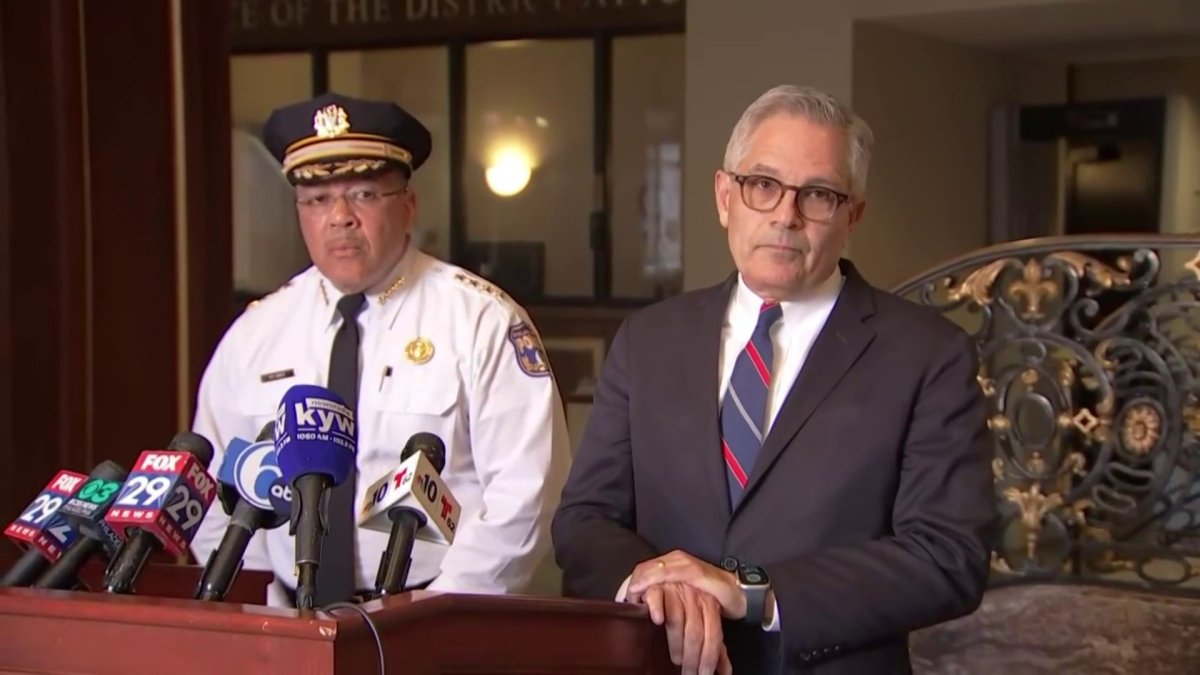 District Attorney Larry Krasner announces arrest warrant withdrawn for ...