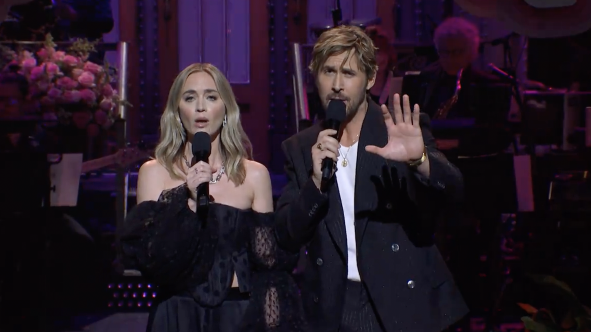Ryan Gosling and Emily Blunt sing Barbenheimer duet on ‘SNL’ – NBC10 ...
