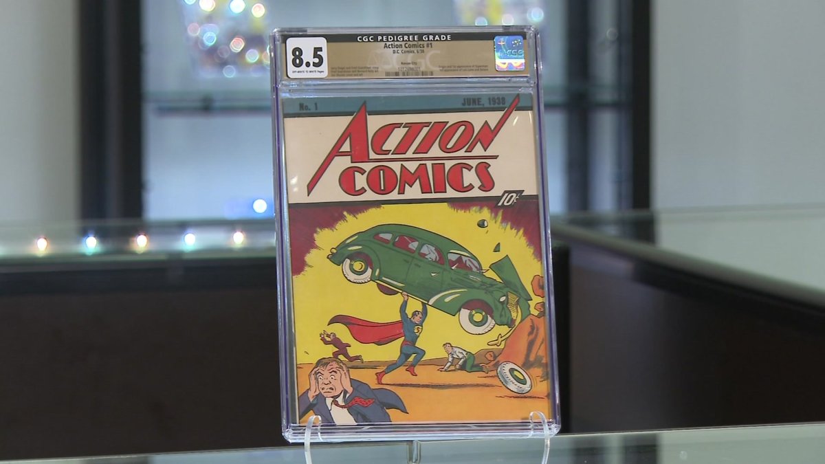 First comic book to introduce Superman sold for $6 million – NBC10 ...