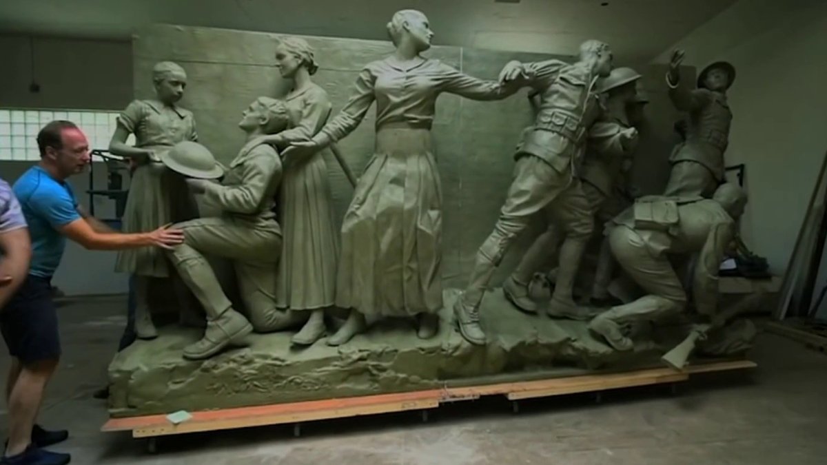 Philly sculptor creates national World War I monument – NBC10 Philadelphia