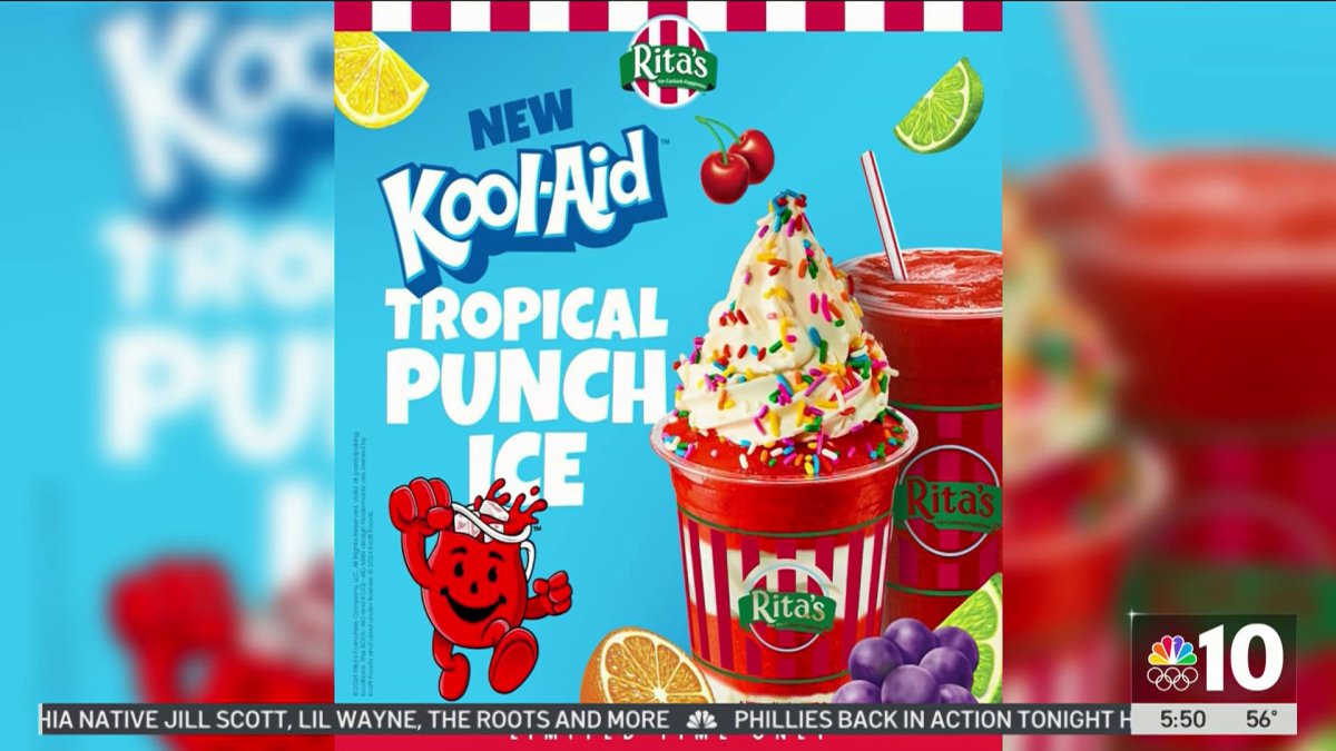 Rita’s new water ice flavor packs a ‘Tropical Punch’ for summer – NBC10 ...