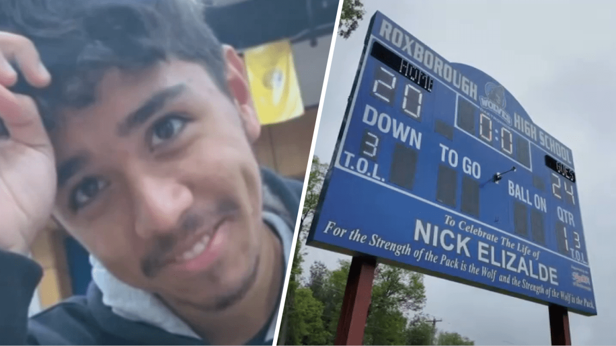 Nicolas Elizalde honored with new scoreboard at Roxborough H.S. – NBC10 ...