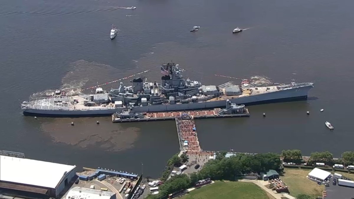 Battleship New Jersey returning to Camden. What repairs were done ...