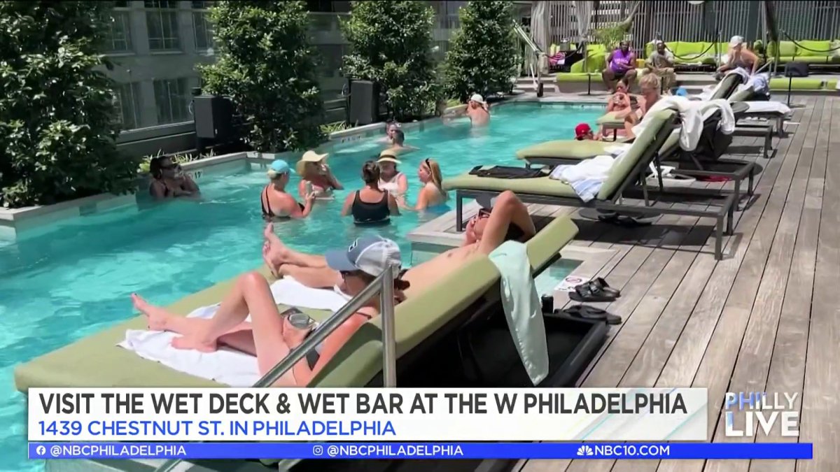 Swim and sip the summer vibes at W Philadelphia’s Hotel’s outdoor ...