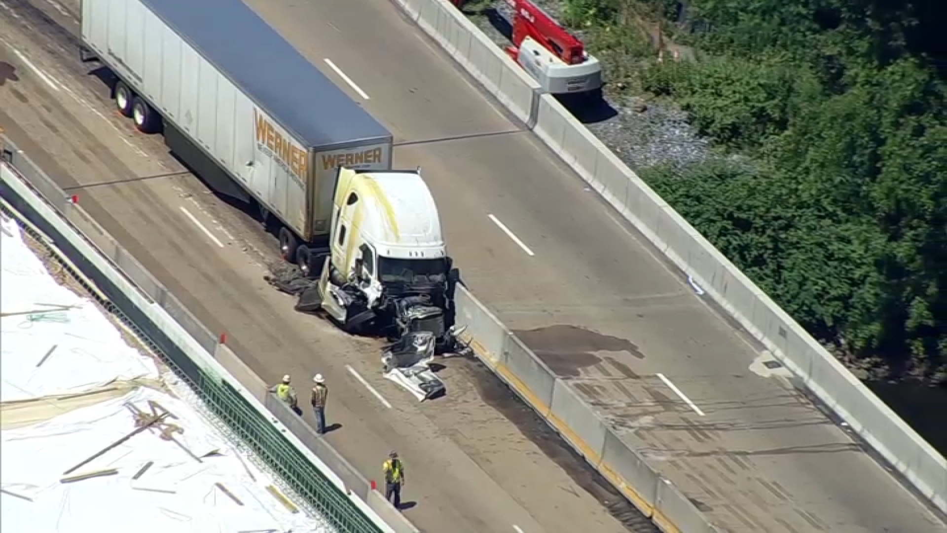 Multi-vehicle crash involving trucks closes I-78 in Hamburg, Pa ...