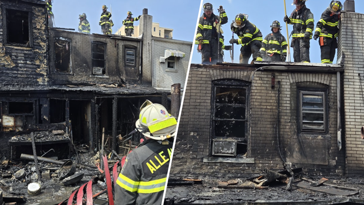 Firefighters battled multiple alarm fire that damaged five homes in ...