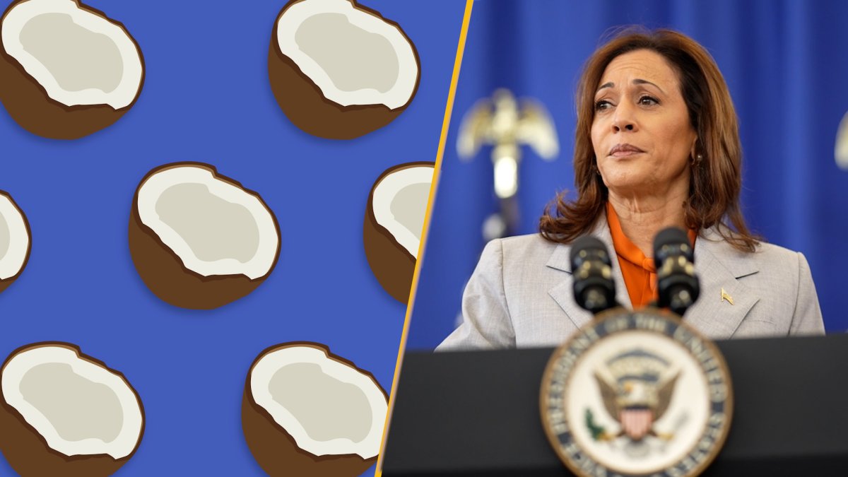Why does the internet use the coconut emoji for Kamala Harris? – NBC10 ...