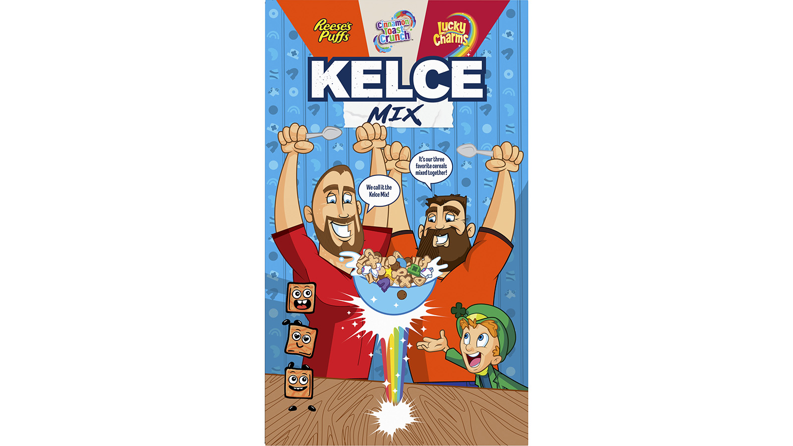 Jason, Travis Kelce launching cereal with their 3 favorite brands ...