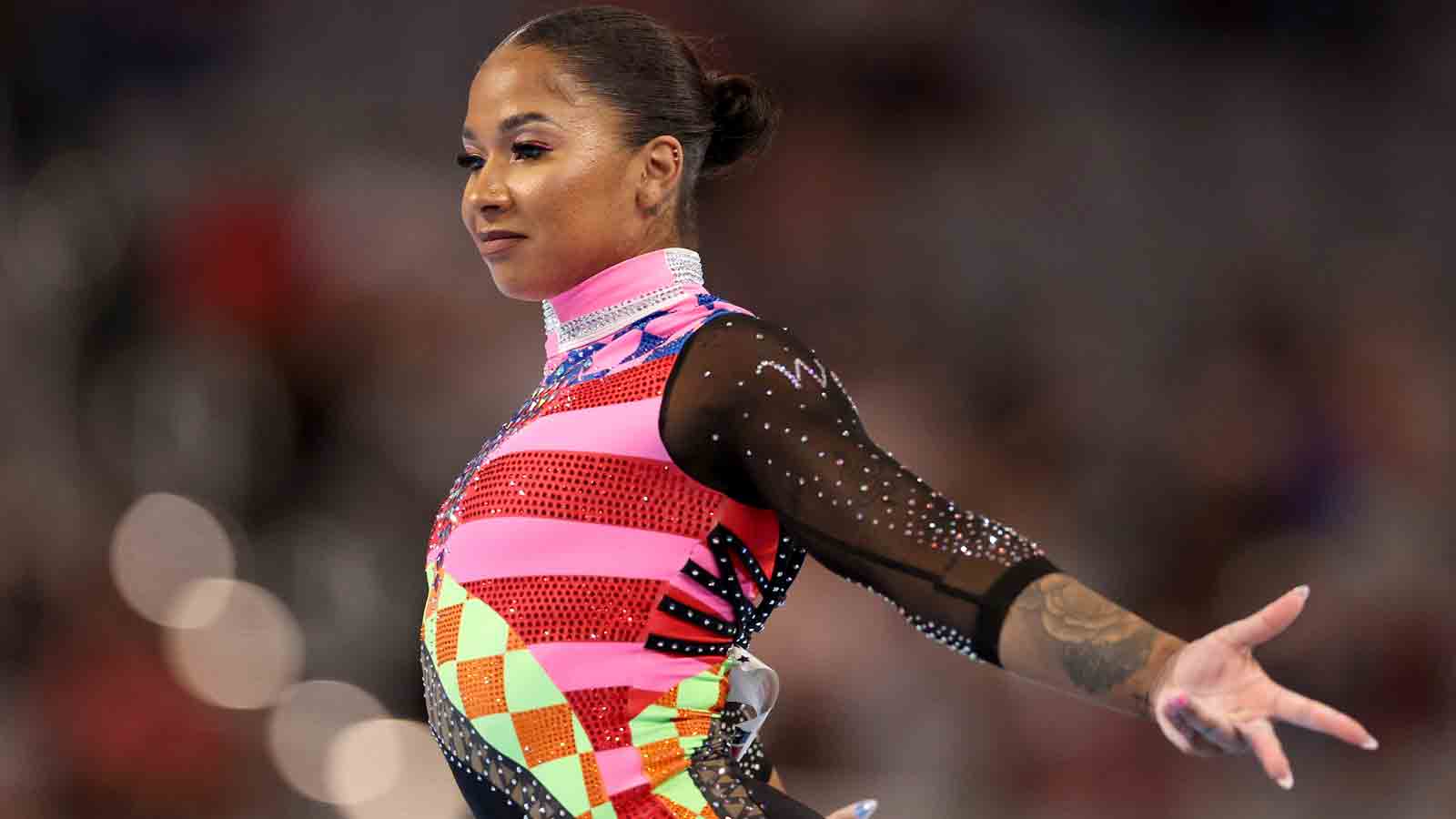 How Jordan Chiles’ Beyonce-inspired gymnastics leotard was made – NBC10 ...