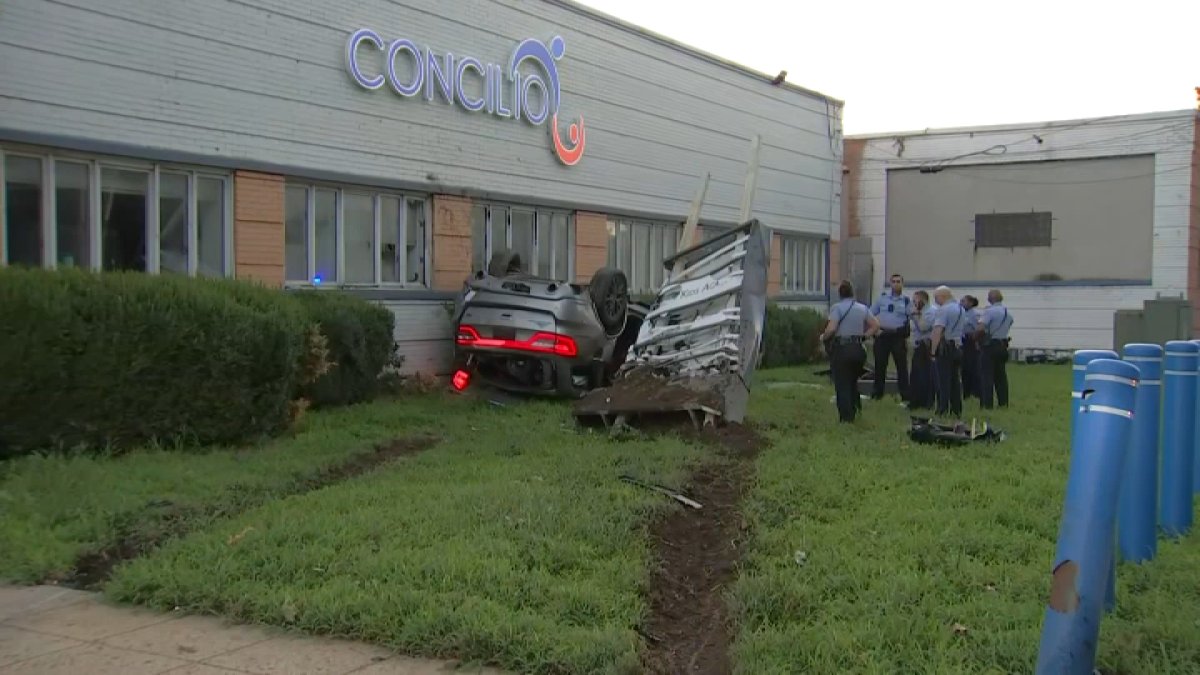 2 hurt as car crashes into North Philly building – NBC10 Philadelphia